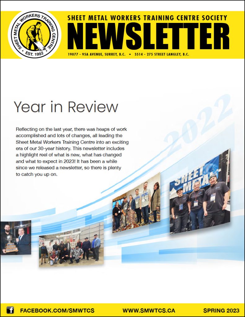Newsletter – Spring 2023 – SHEET METAL INDUSTRY TRAINING BOARD